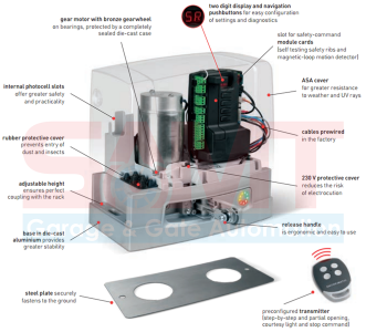 Ditec NeoS 400 Slide Gate Operator | SAMT Garage and Gate Automation Motors